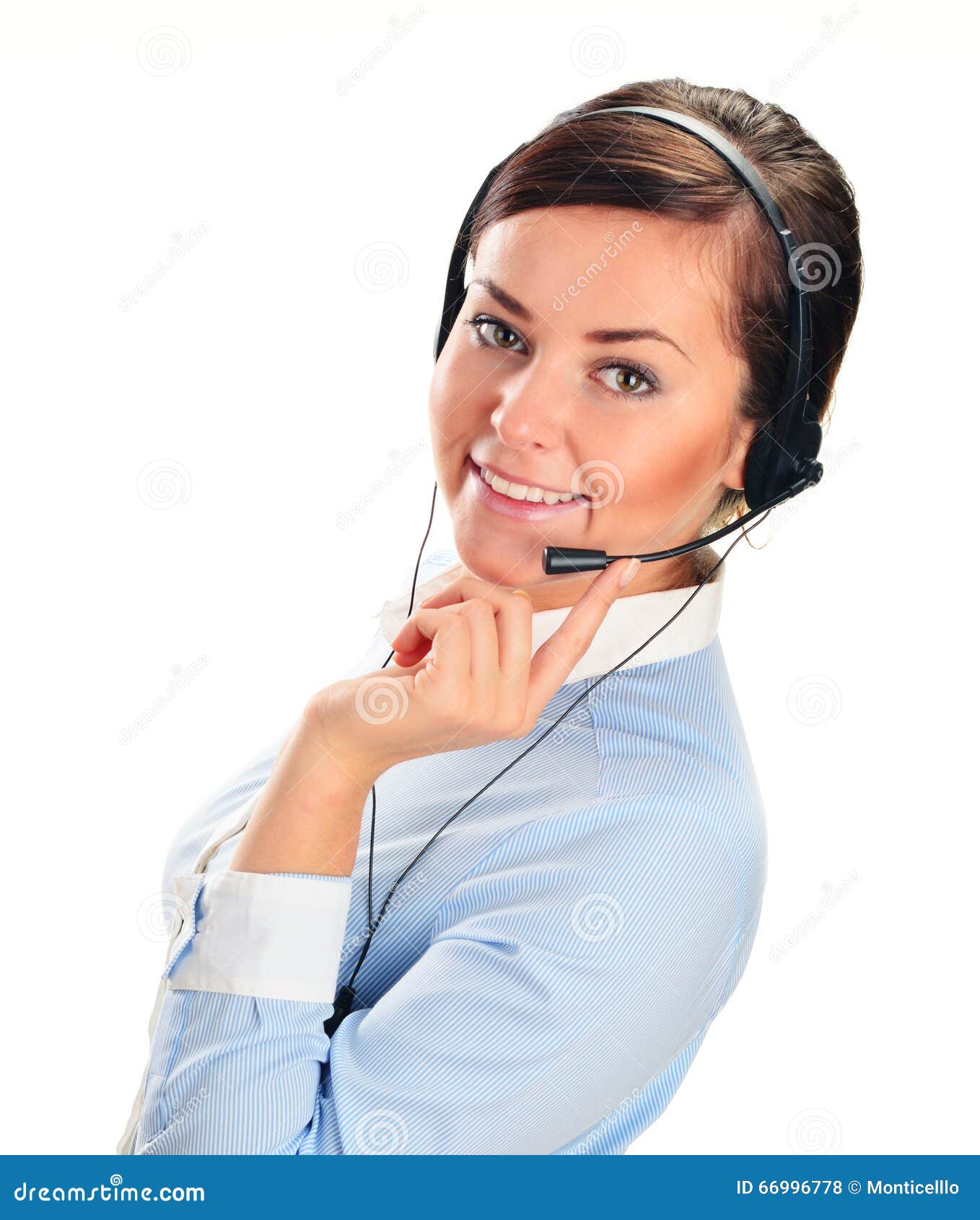 Call Center Operator. Customer Support Stock Photo - Image of laptop ...