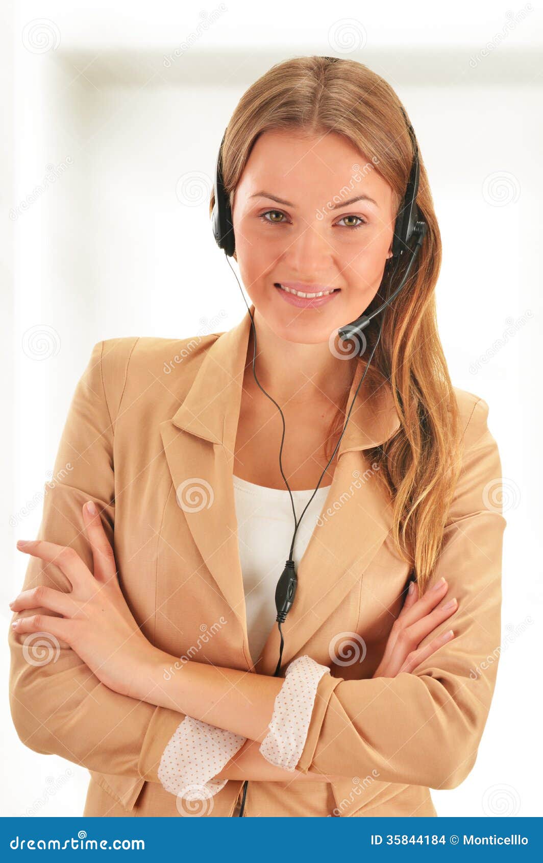 Call Center Operator. Customer Support. Helpdesk. Stock Photo - Image ...