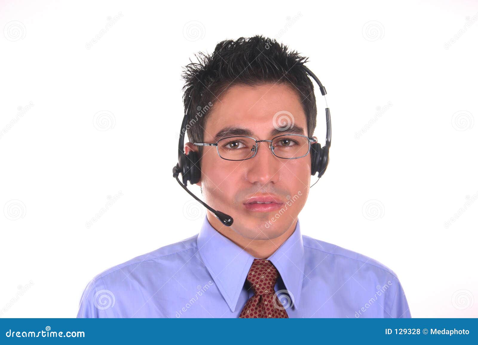 Call center operator-male stock photo. Image of communicate - 129328