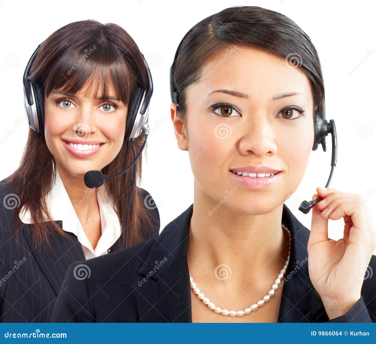 Call Center Operators stock photo. Image of business, asian - 9866064