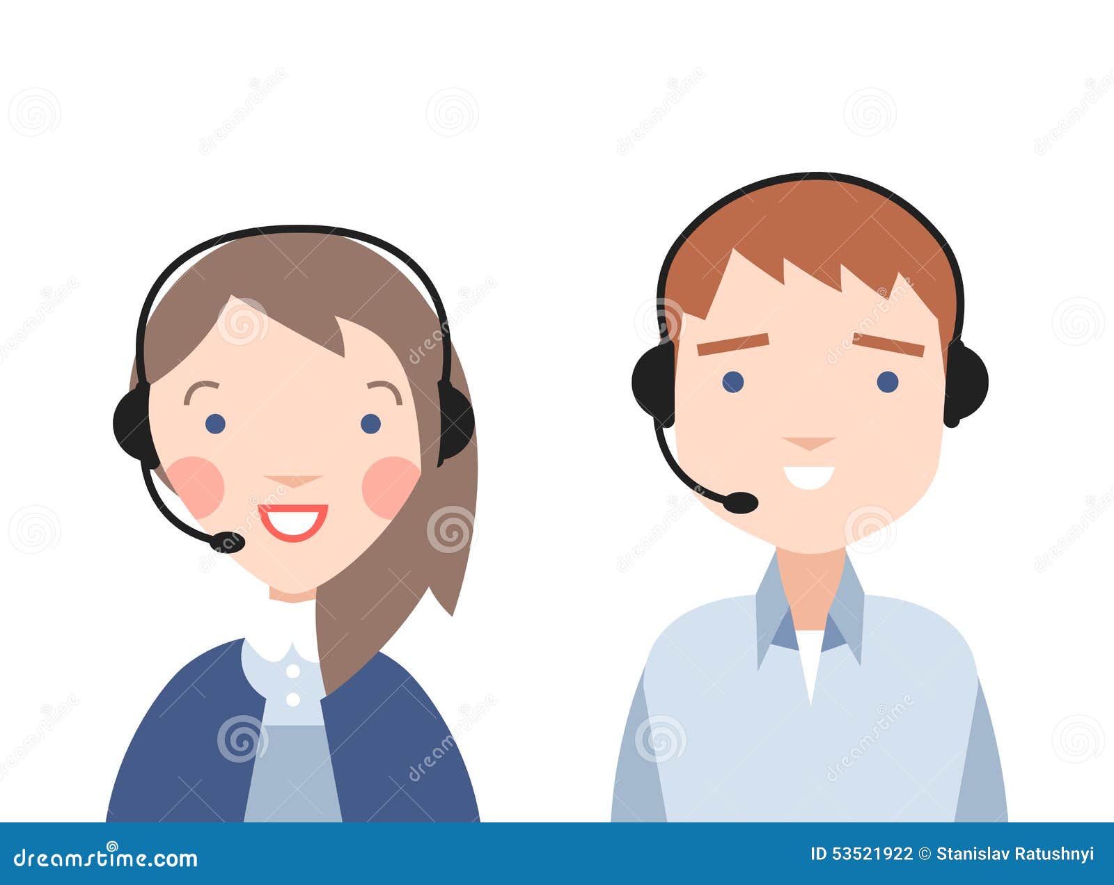 Clipart phone operator