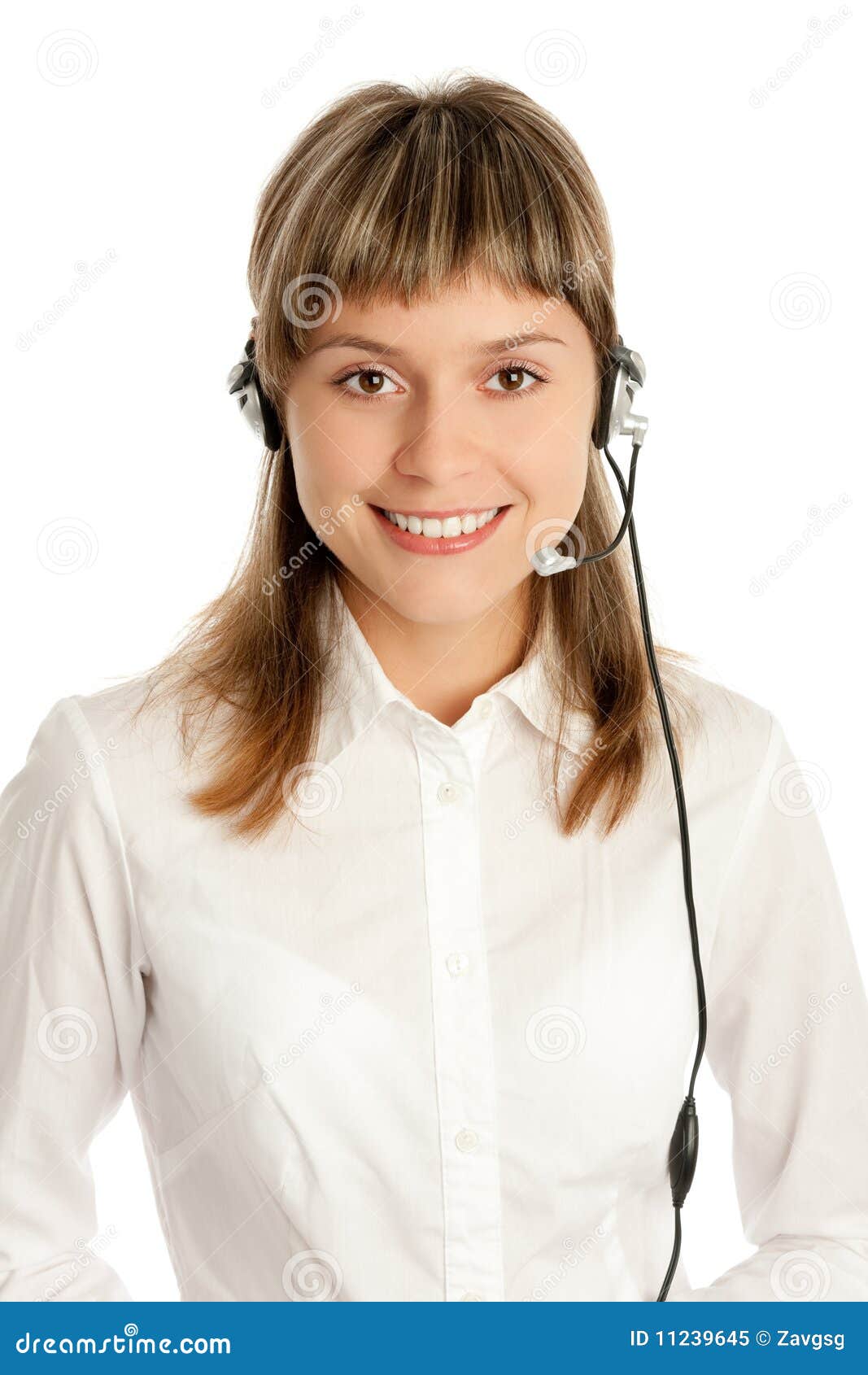 Call-center representative stock image. Image of occupation - 11239645