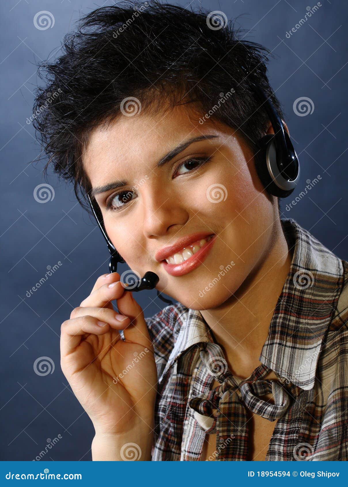 Call center representative stock photo. Image of business - 18954594