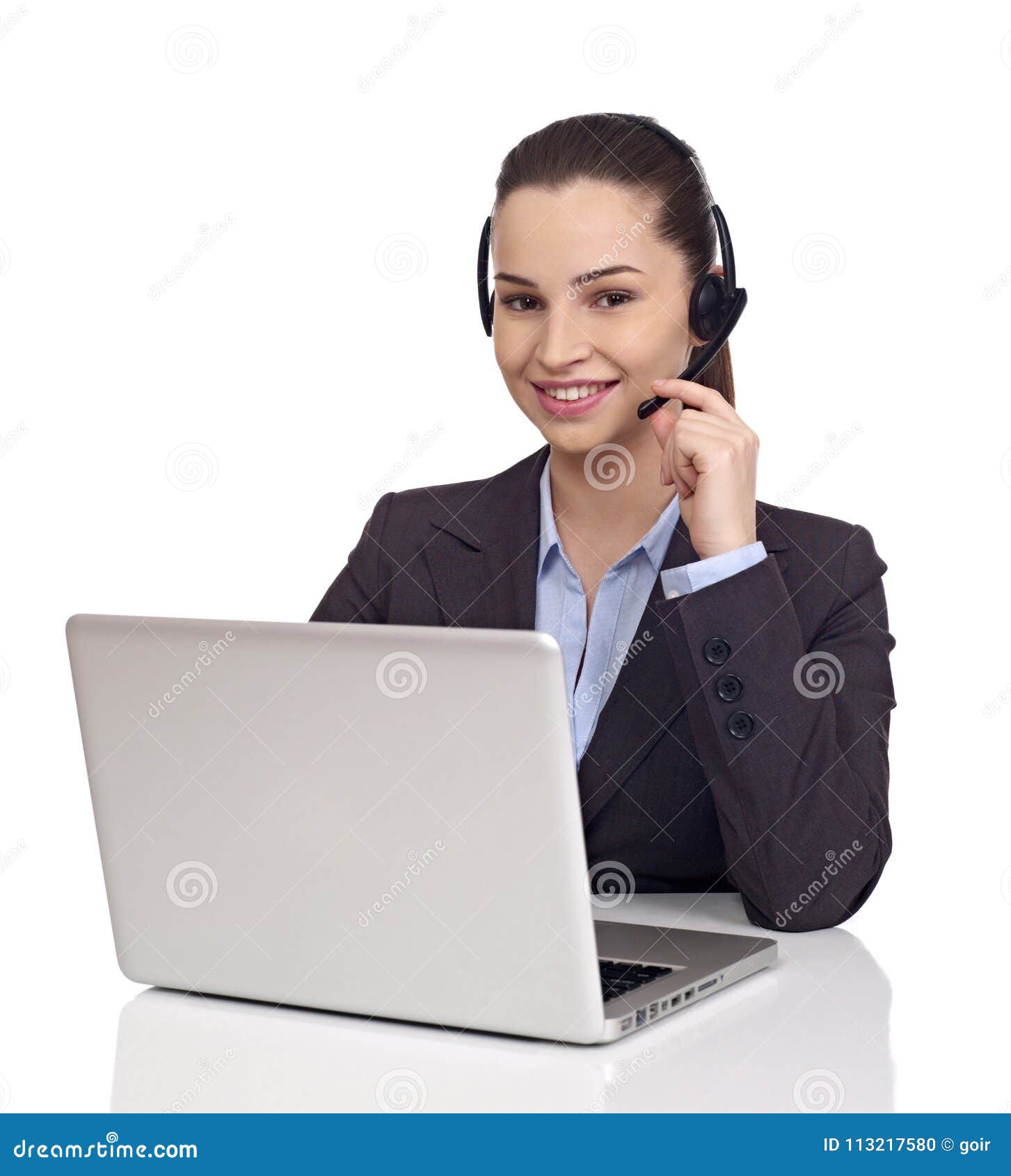 Call center representative stock photo. Image of customer - 113217580