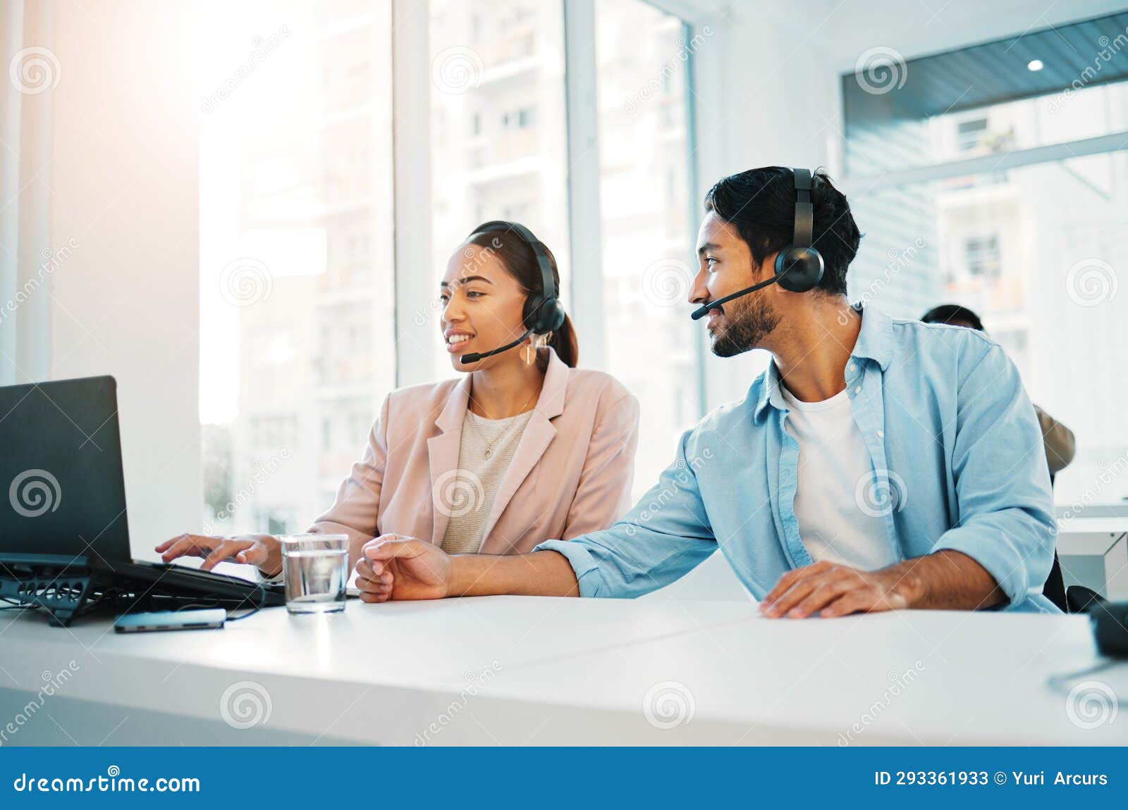 Call Center, Training with Manager and Support, Laptop and Help with ...