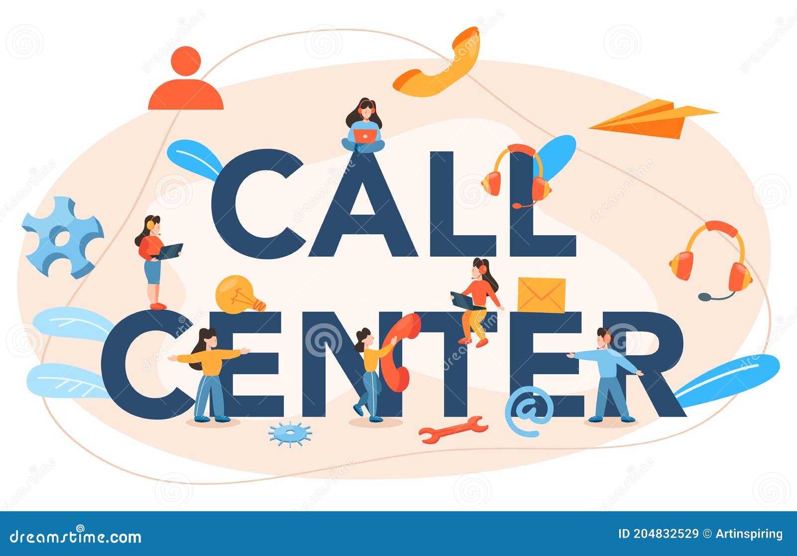 Call Now! Typographic Retro Grunge Poster. Hand Holds A Telephone ...