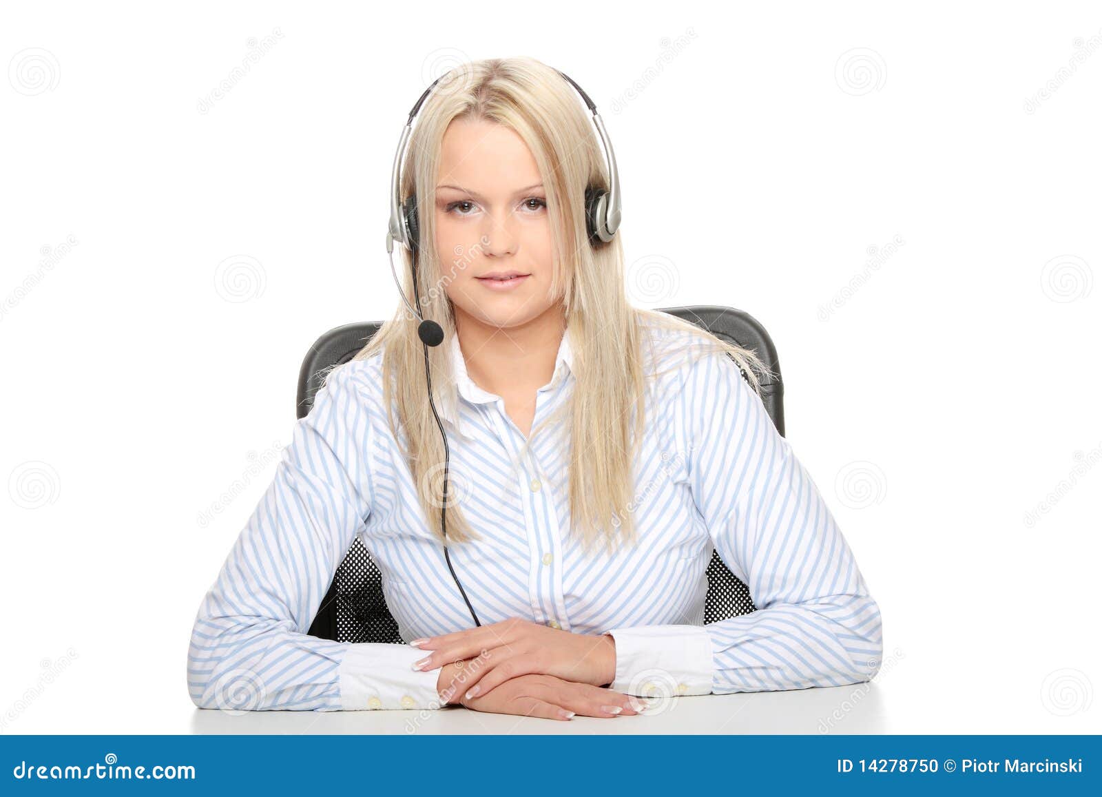 Call Center Woman stock photo. Image of desk, corporate - 14278750