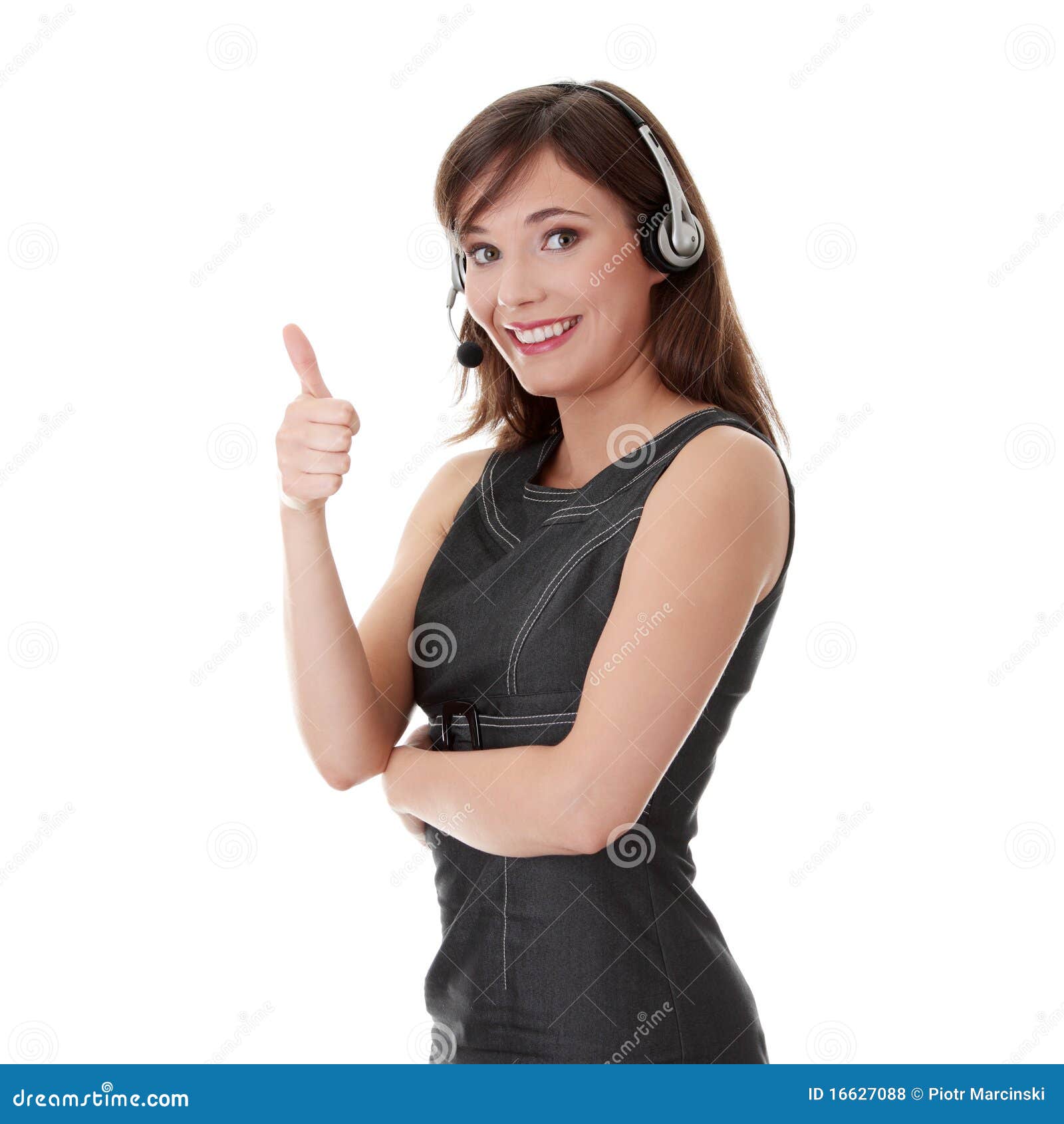 Call center woman stock photo. Image of call, business - 16627088