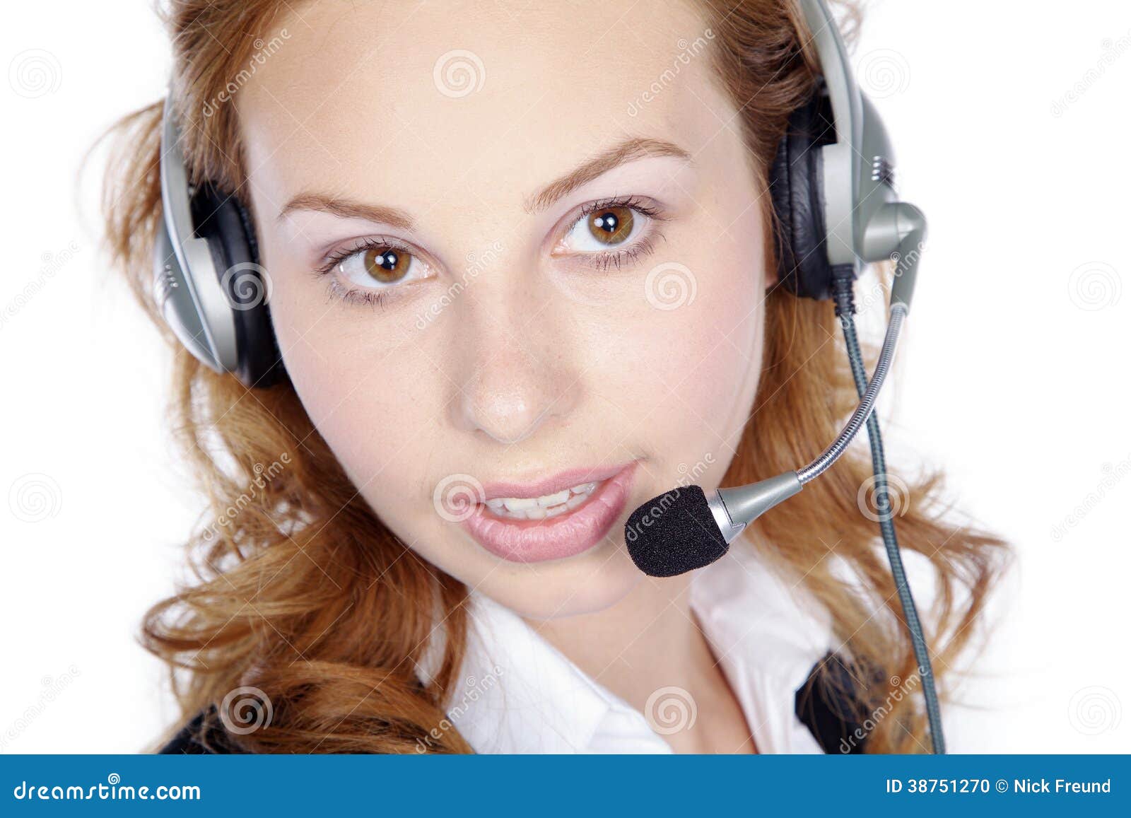 Call center woman stock photo. Image of agent, black - 38751270