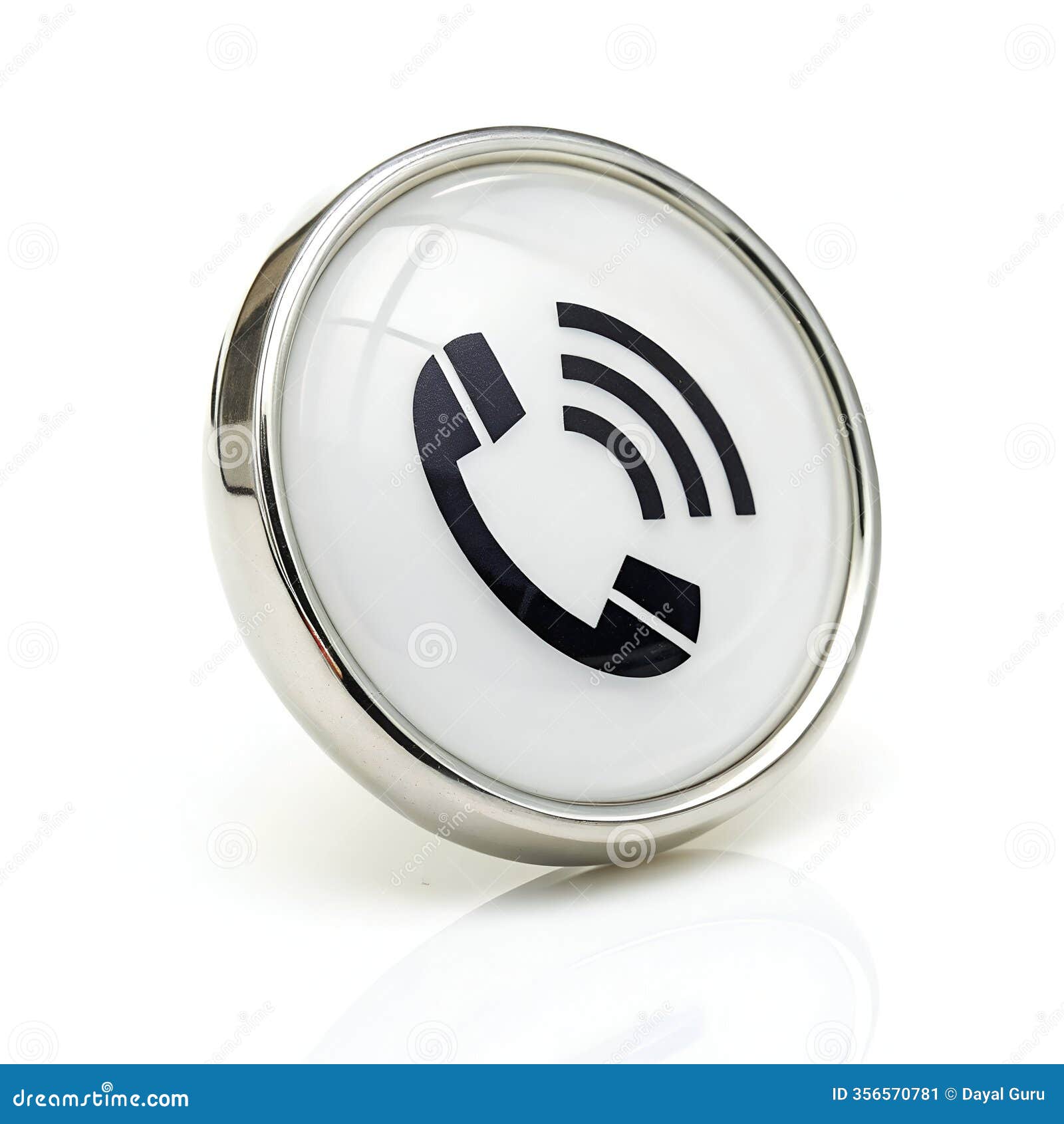 Call Contact Symbol Isolated on White Background Stock Illustration ...