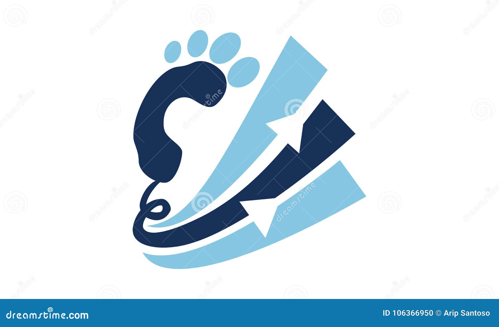 Call Data tracker stock vector. Illustration of foot - 106366950