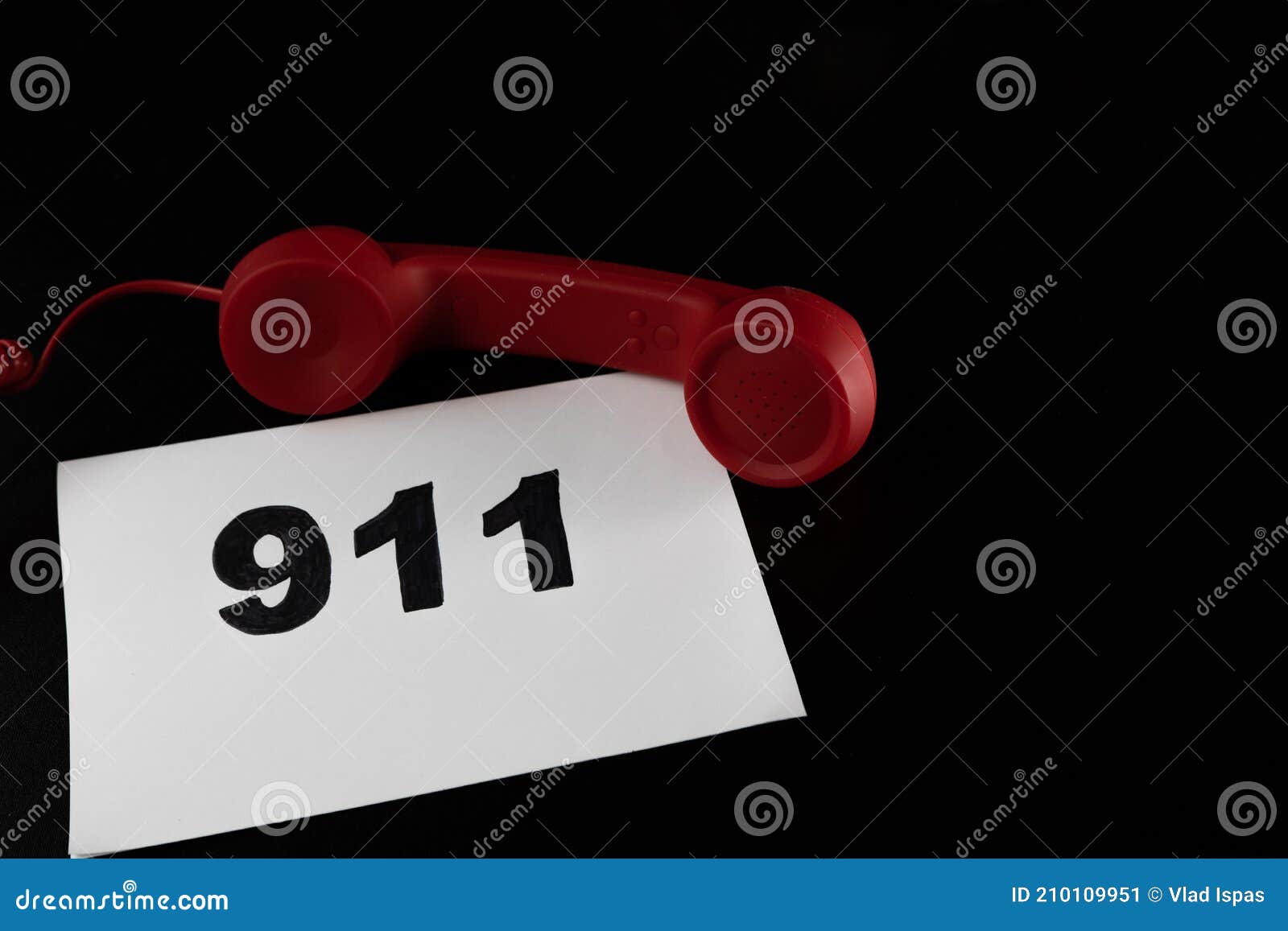 Call 911 and Emergency Call Concept, Text 911 on Paper and Phone ...