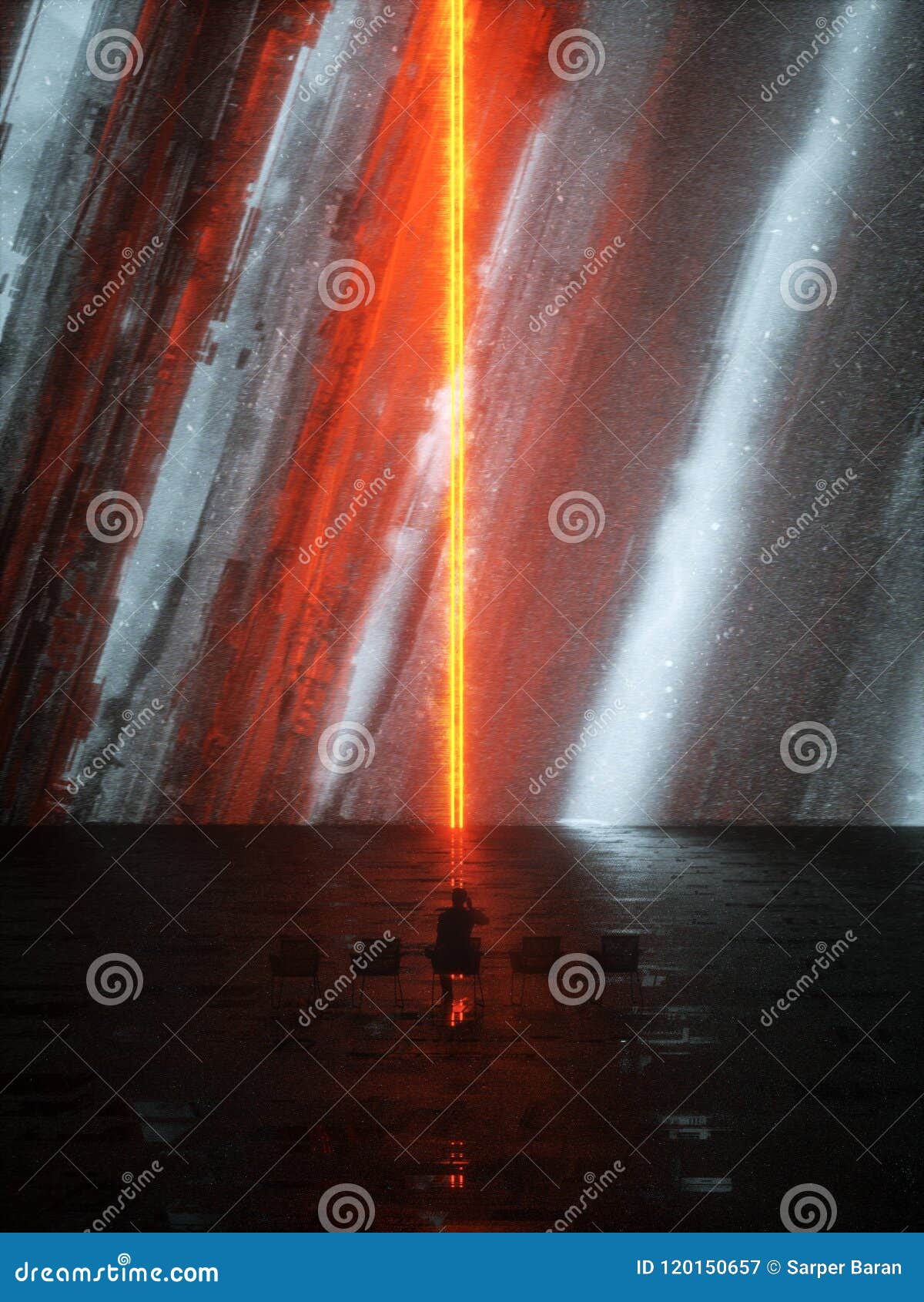 Call from hell stock illustration. Illustration of render - 120150657
