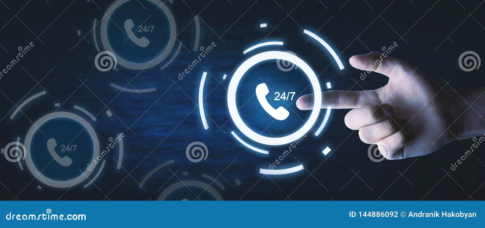 Call. 24/7 Hour Customer Service Stock Photo - Image of hour, concept ...