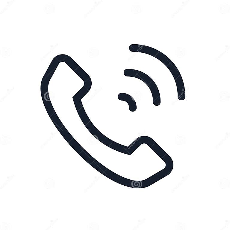 Call Icon Outline Style UI UX Design Stock Vector - Illustration of ... Call Icon Outline Style UI UX Design Stock Vector - Illustration of ...