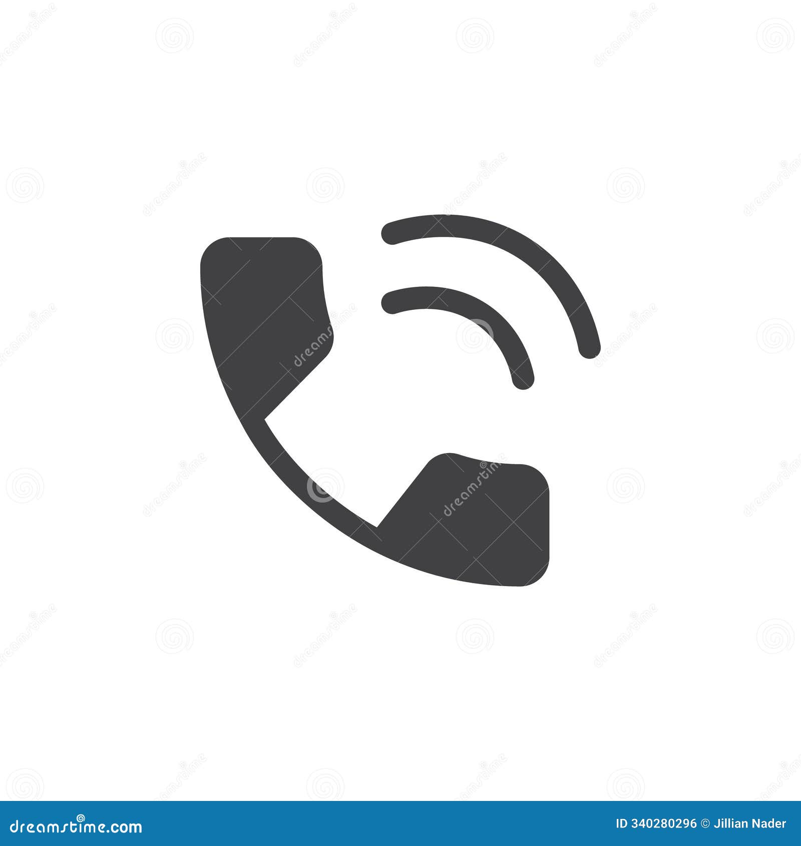 Call Icon Simple Vector Symbol Stock Vector - Illustration of connect ...