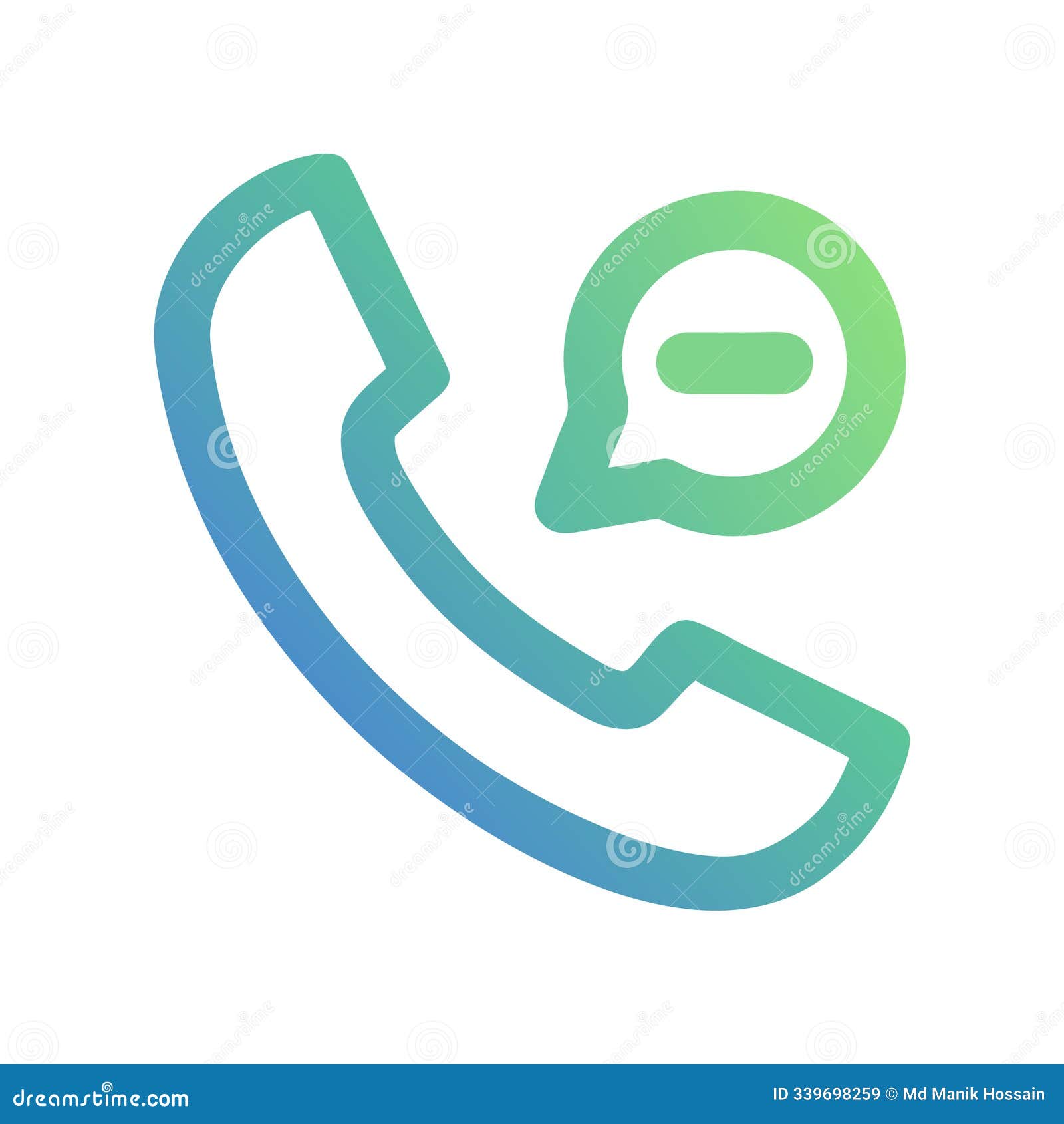 A Call Icon is a Simplified Graphic Representation of a Phone, Stock ...
