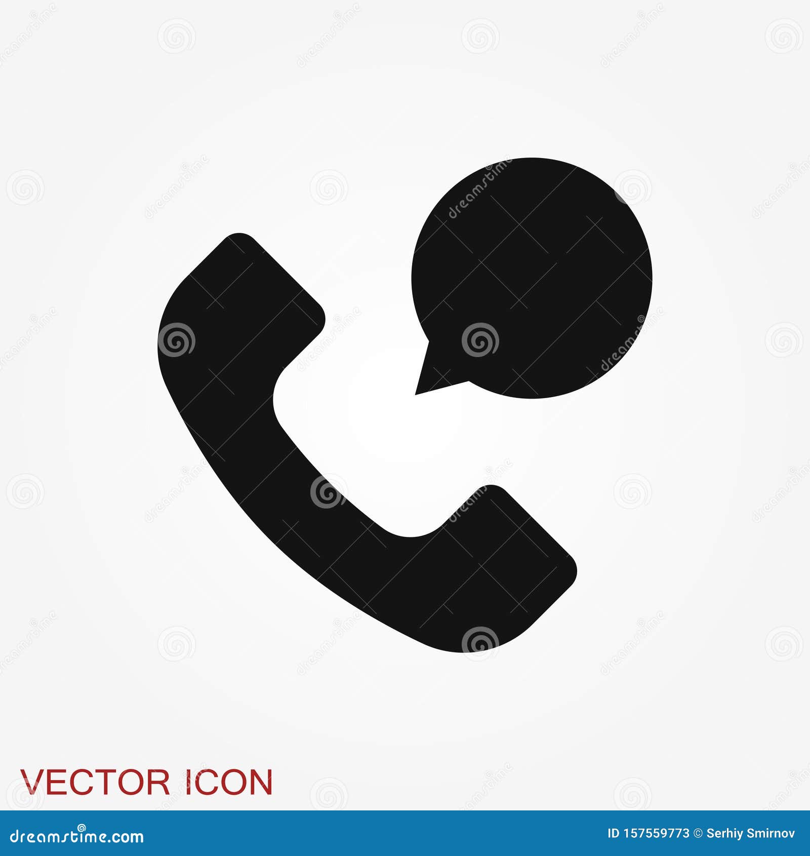Call Icon in Trendy Flat Style Isolated on Background Stock ... Call Icon in Trendy Flat Style Isolated on Background Stock ...