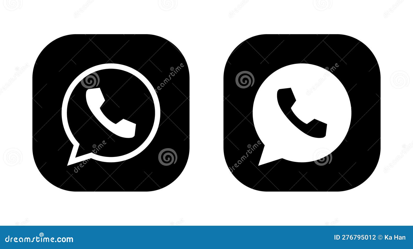 Call Icon Vector Isolated on Square Background Editorial Photography ...