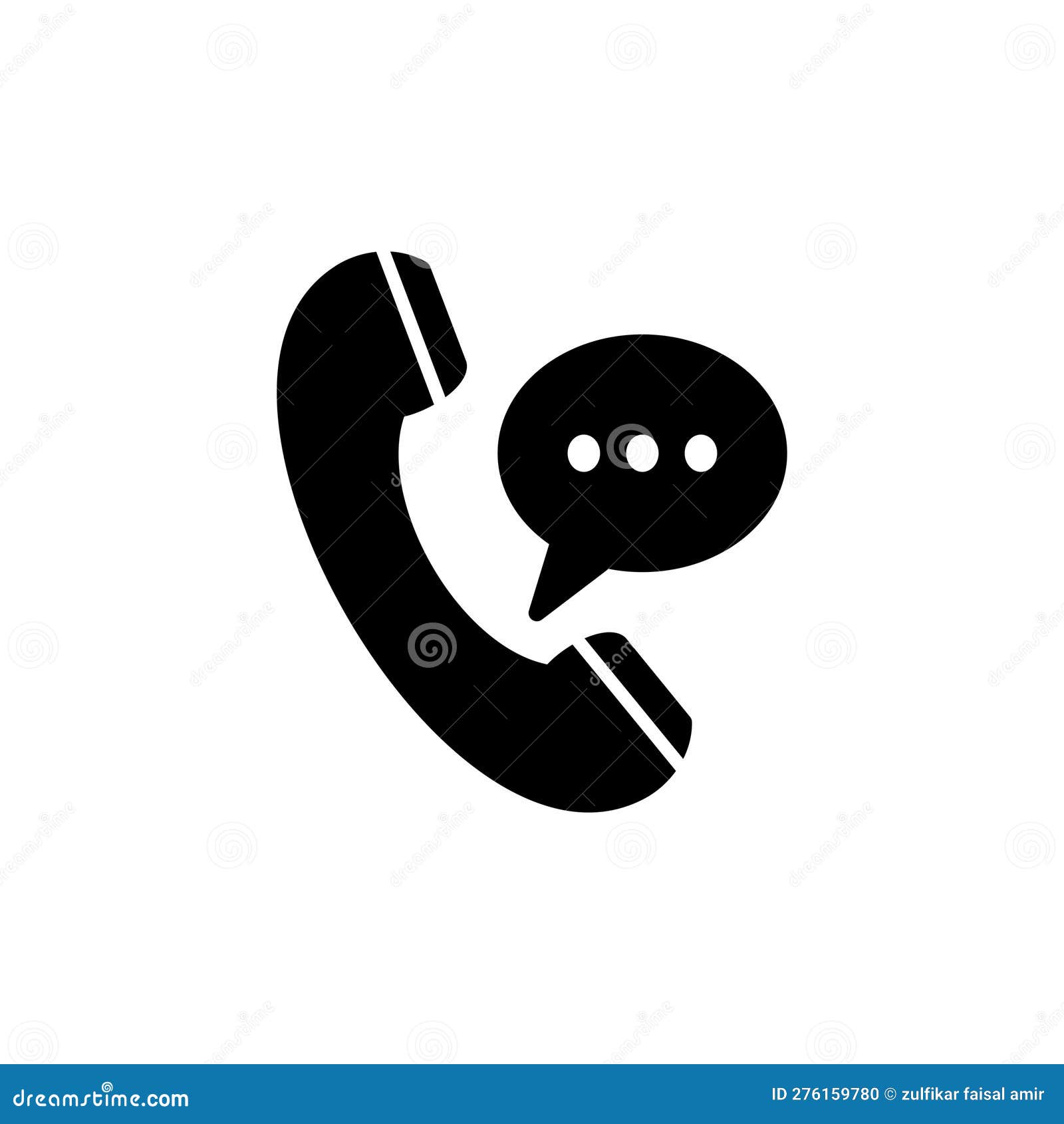 Call Icon . Phone Icon Vector Stock Vector - Illustration of icon ...