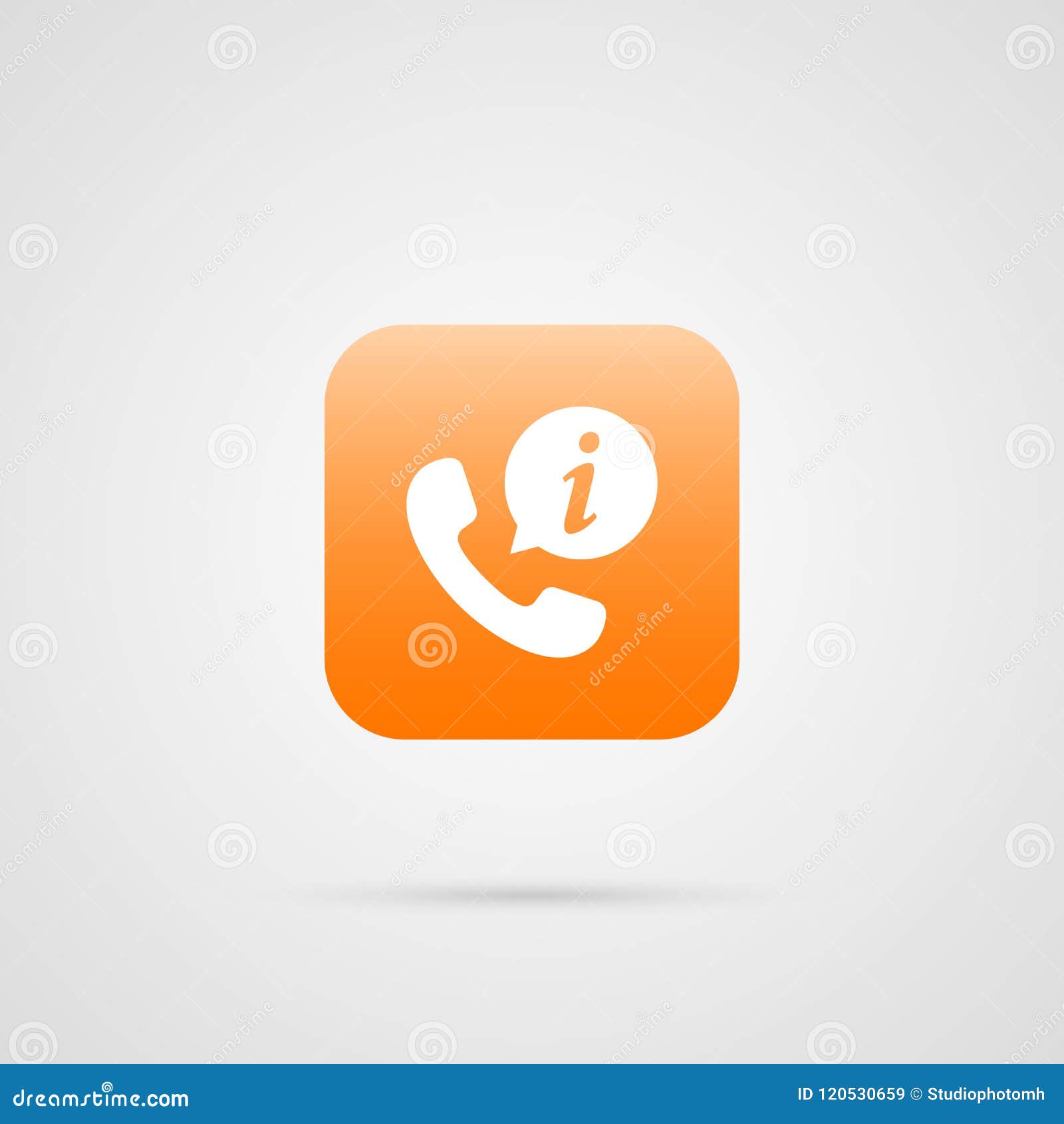 Call Information Icon. App Vector Stock Vector - Illustration of logo ...