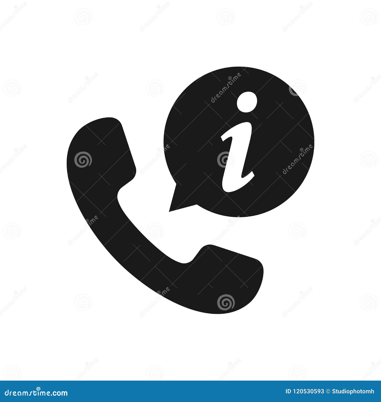 Call Information Icon. App Vector Stock Vector - Illustration of ...