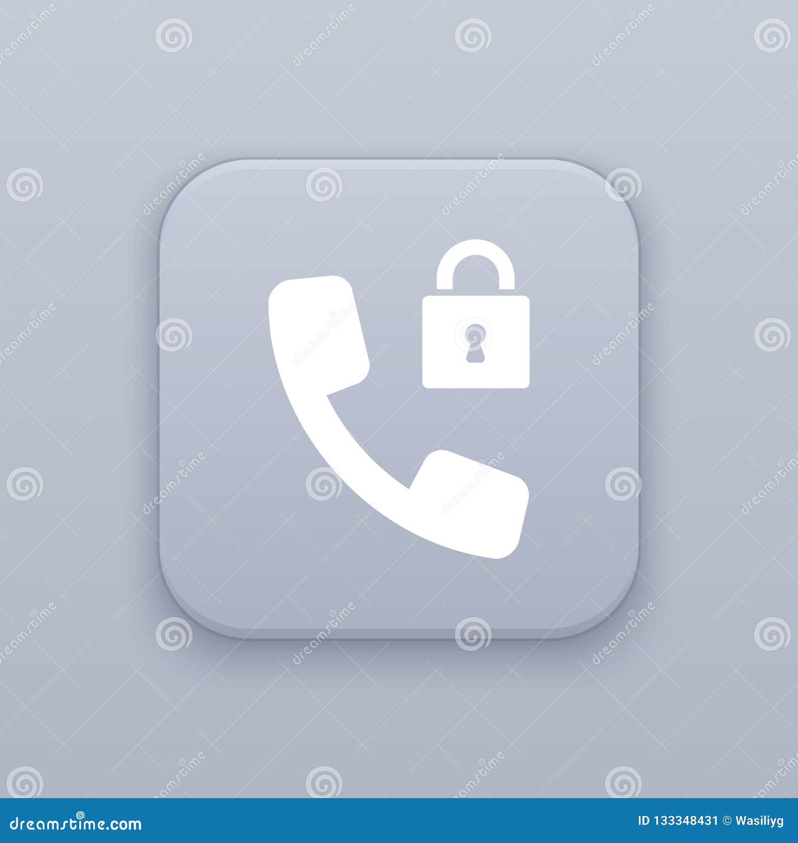 Call Locked Button, Best Vector Stock Vector - Illustration of ...