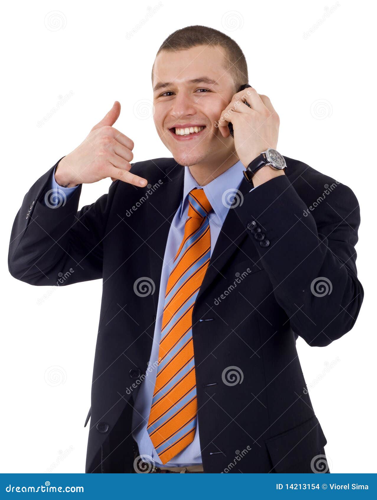 Call me! stock photo. Image of friendly, hand, happy - 14213154