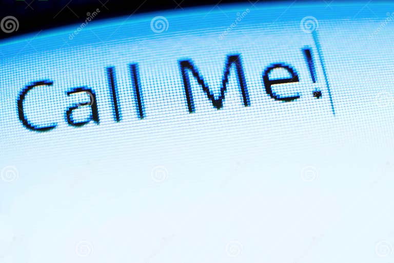 Call me stock photo. Image of cellphone, letters, customizable - 25761286