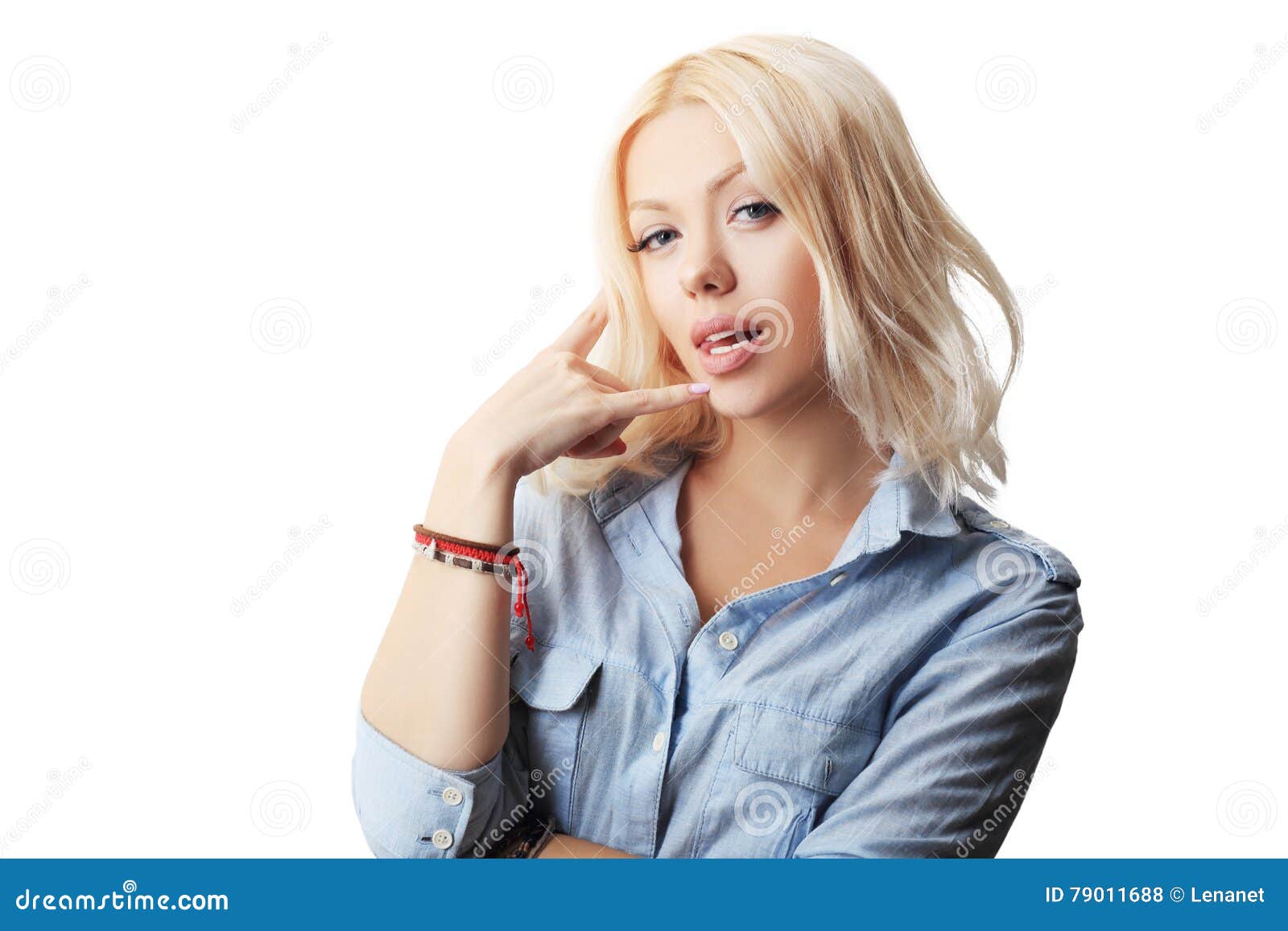 Call me back stock photo. Image of beautiful, cheerful - 79011688