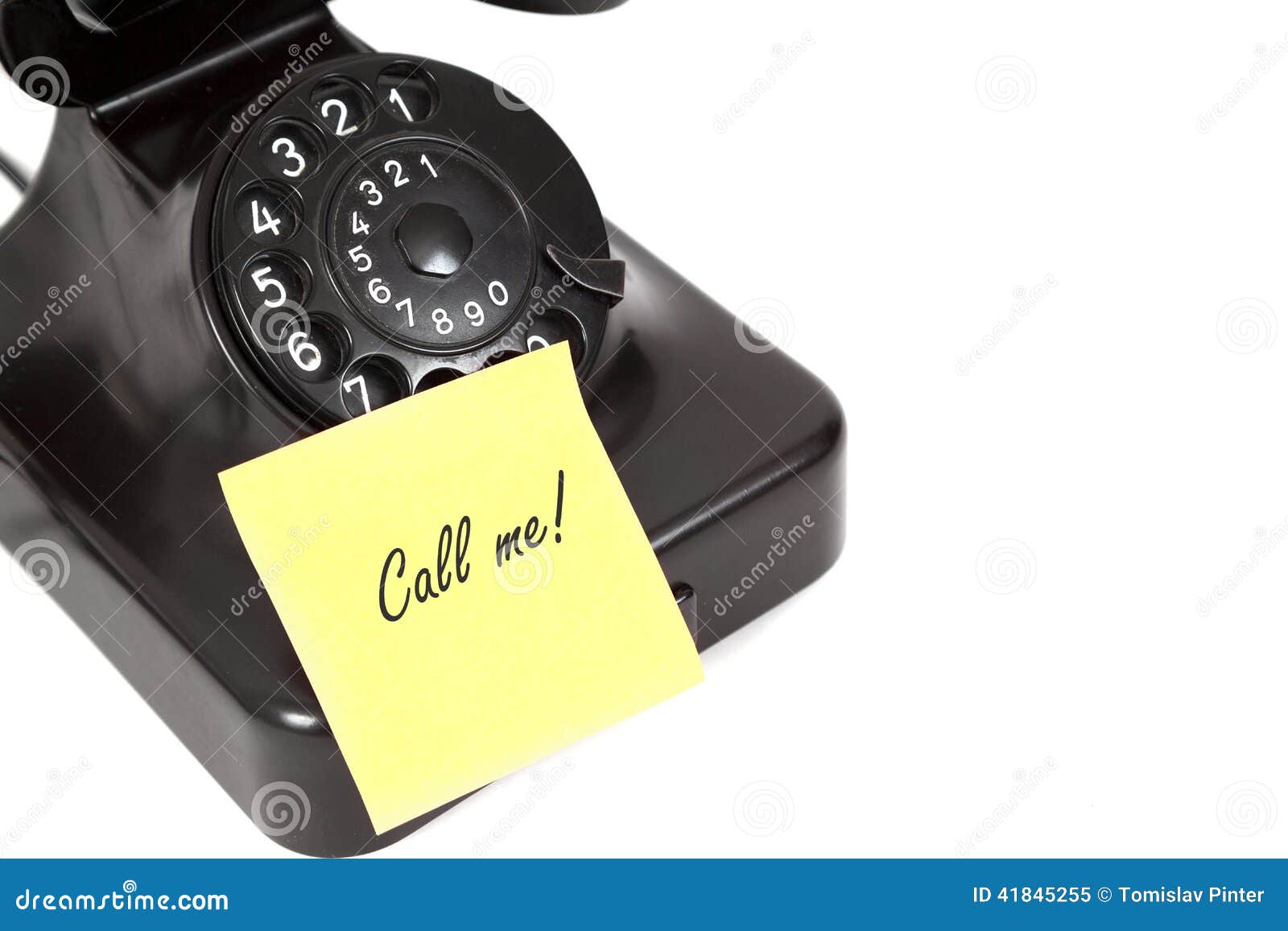 Call me stock image. Image of communication, adhesive - 41845255