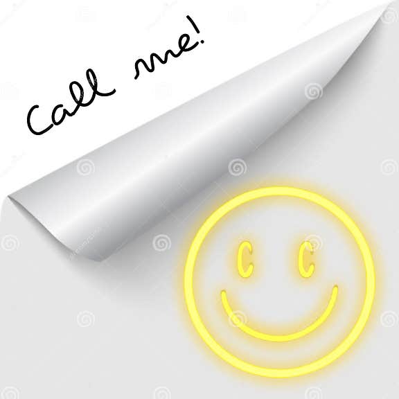 Call Me Note stock illustration. Illustration of help - 197478223