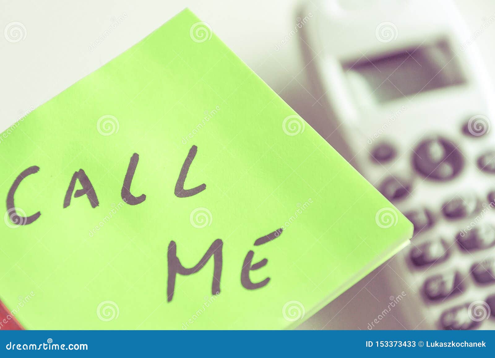 Call Me Note - Contact Us Question Customer Service Support Concept ...