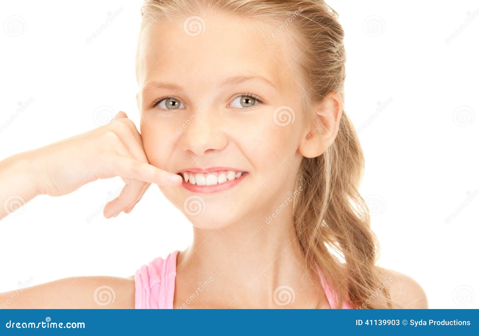 Call me stock image. Image of person, child, friendly - 41139903