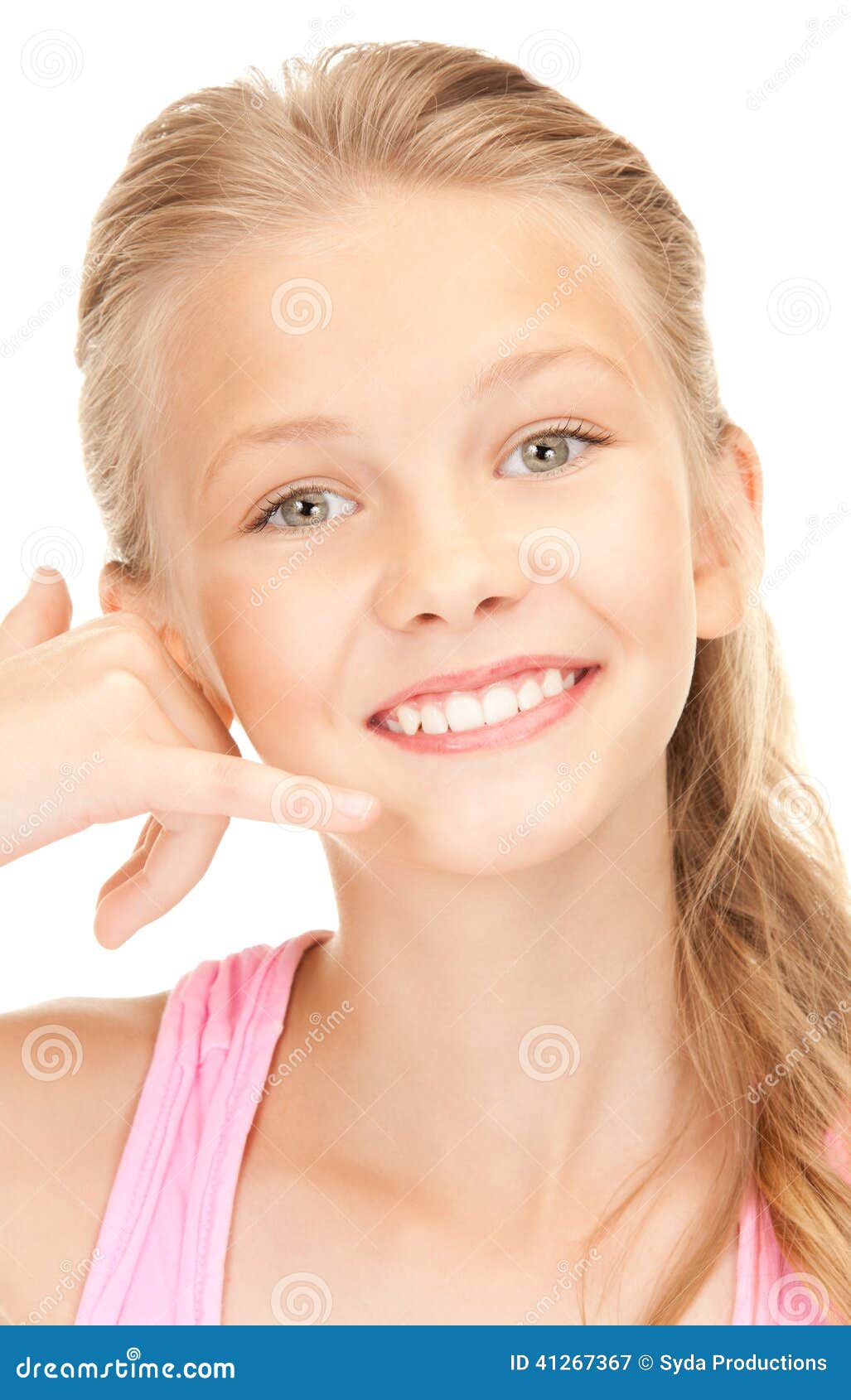 Call me stock image. Image of fingers, bright, cute, concept - 41267367