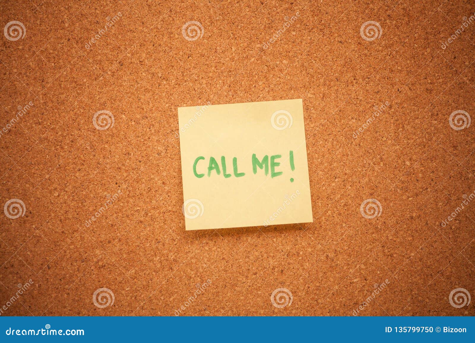 Call me sticky note stock photo. Image of information - 135799750