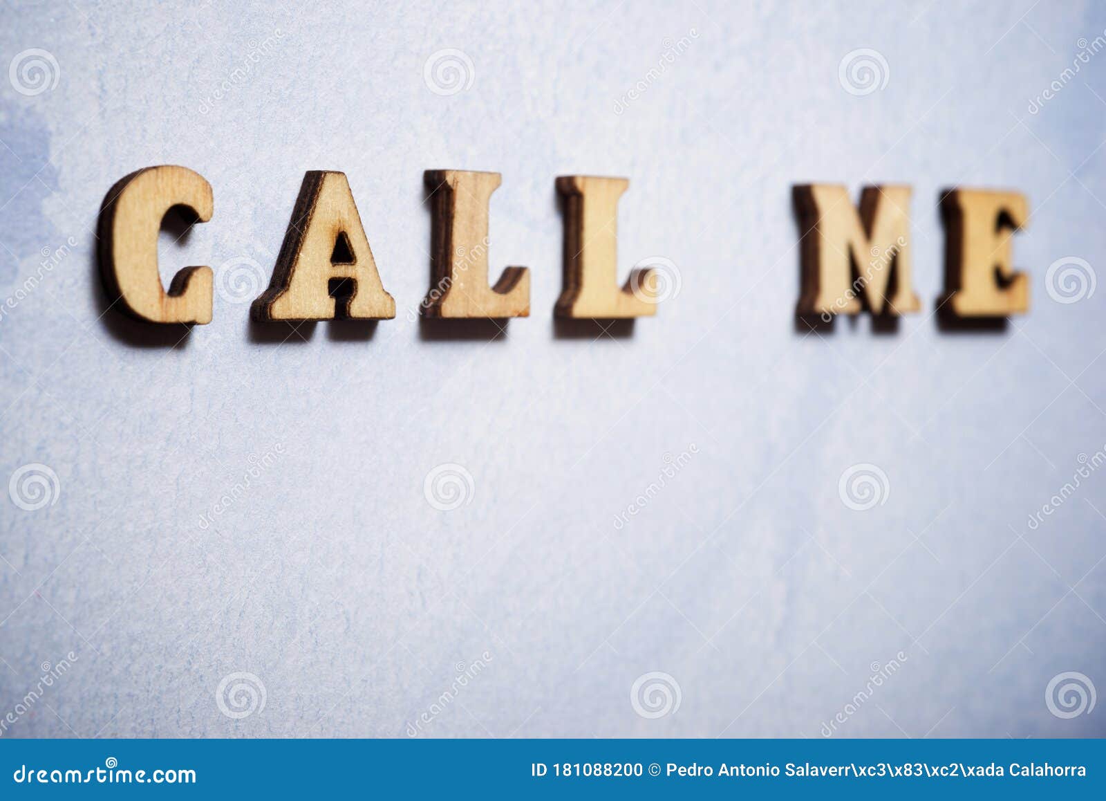 Call me text stock photo. Image of inscription, character - 181088200