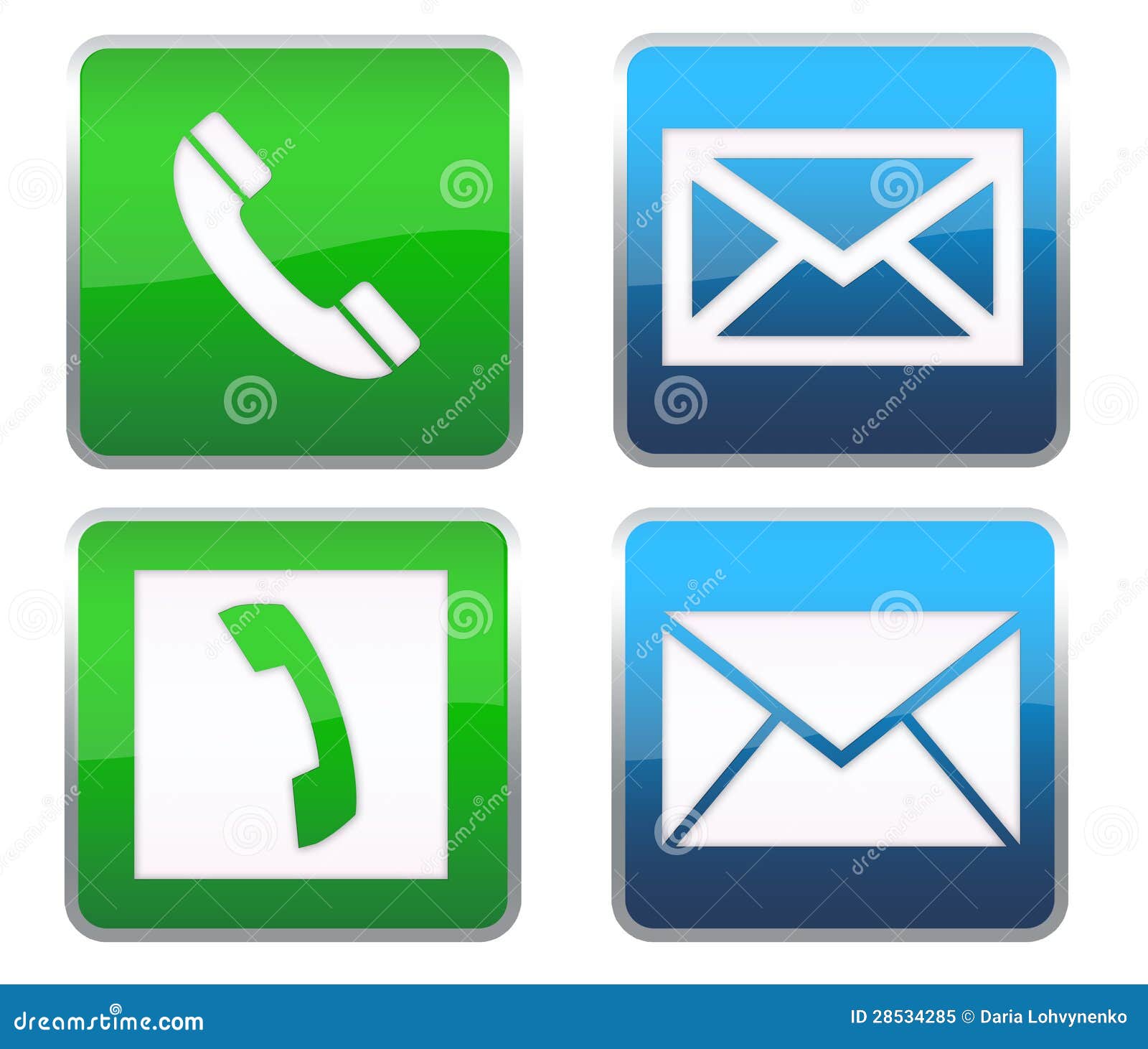 Call and message icons stock illustration. Illustration of design ...