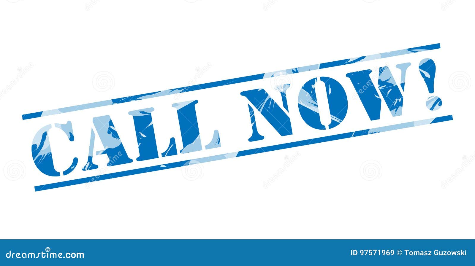 Call now blue stamp stock illustration. Illustration of illustrative ...