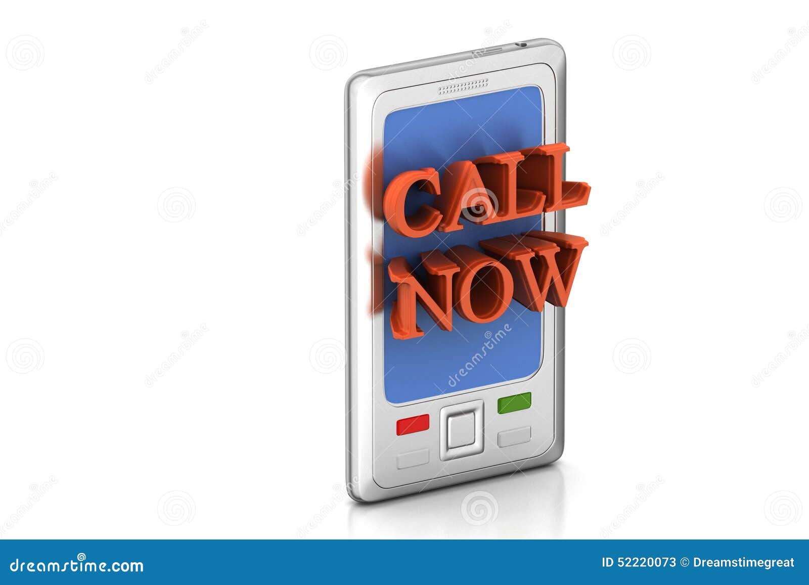 Call now concept stock illustration. Illustration of reminder - 52220073