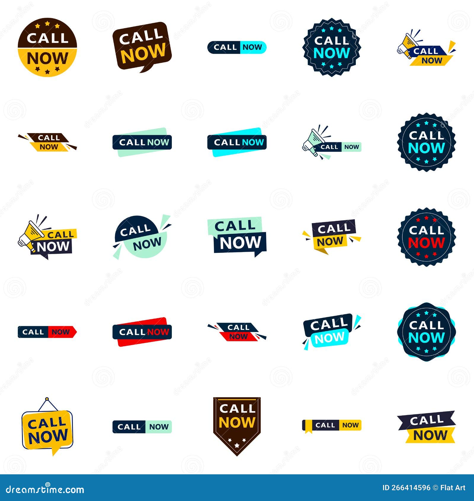 Call Now 25 Eye Catching Typographic Banners for Boosting Call Ins ...