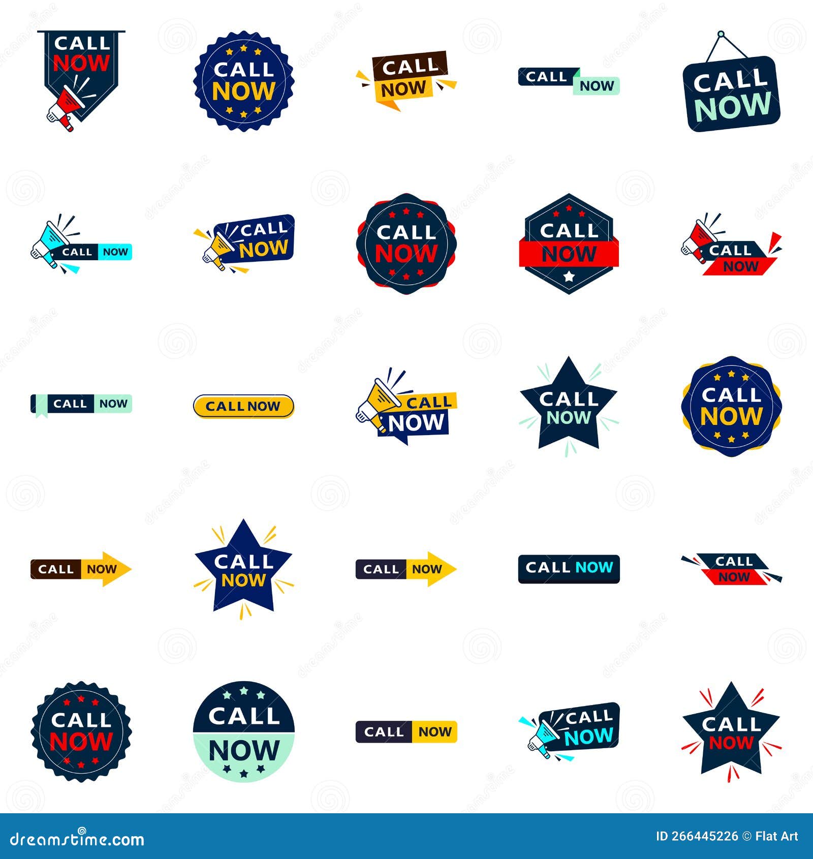 Call Now 25 Fresh Typographic Elements for a Modern Call To Action ...