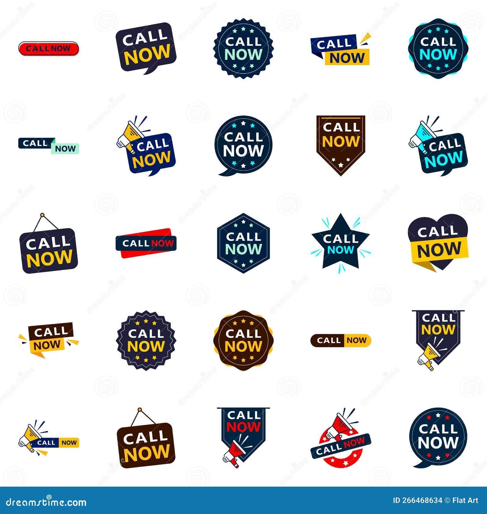 Call Now 25 Fresh Typographic Elements for a Modern Call To Action ...