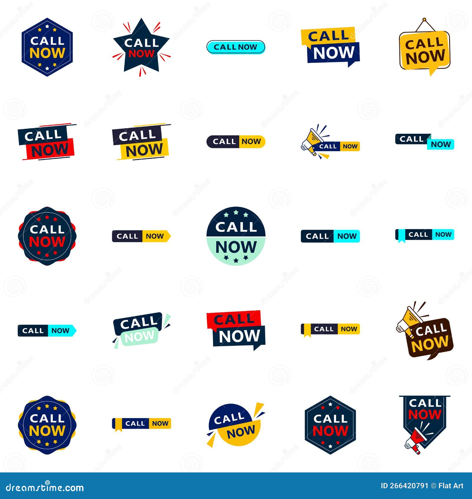 Call Now 25 Fresh Typographic Elements for a Modern Call To Action ...