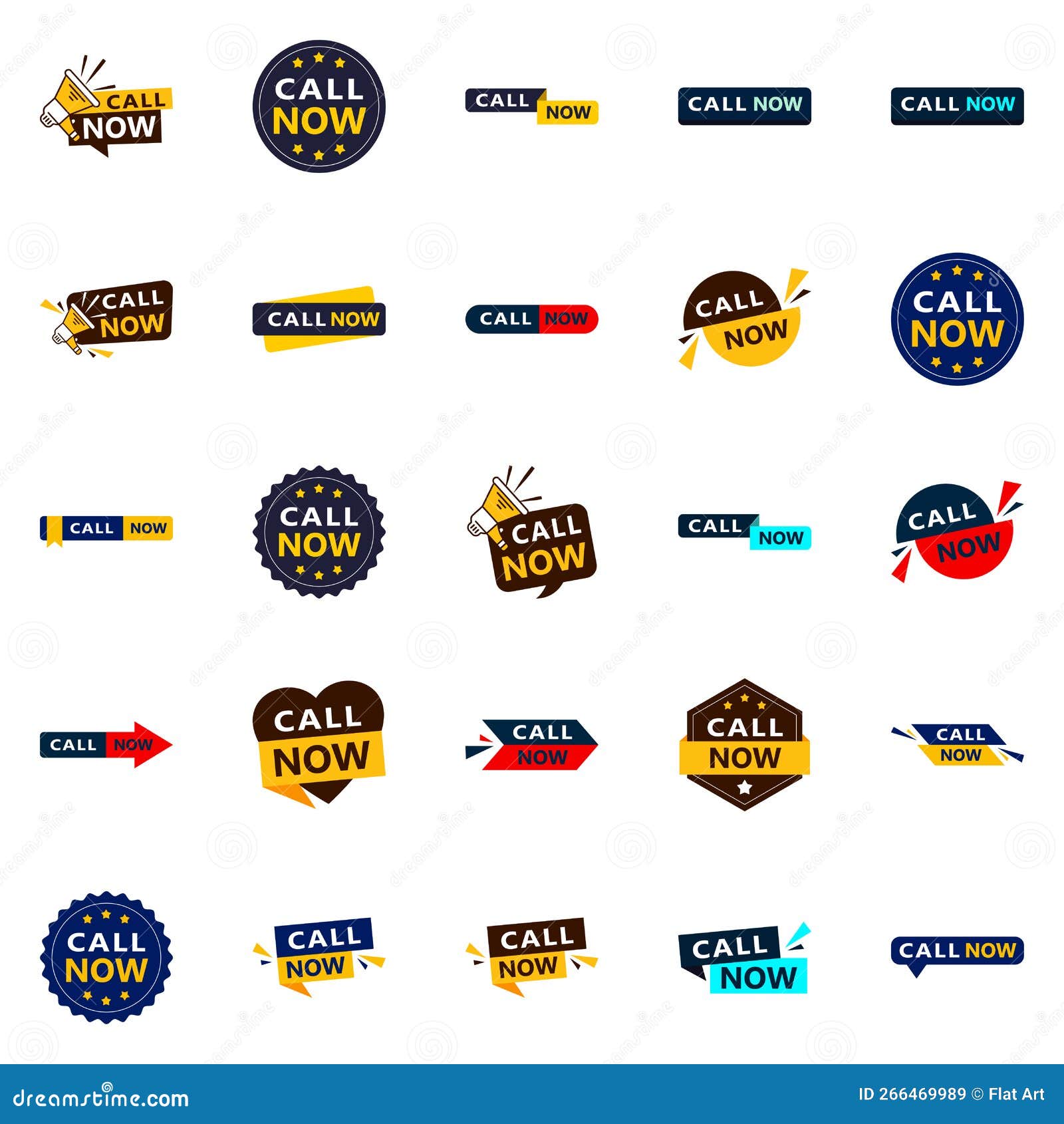 Call Now 25 High Quality Typographic Elements To Drive Phone Calls ...