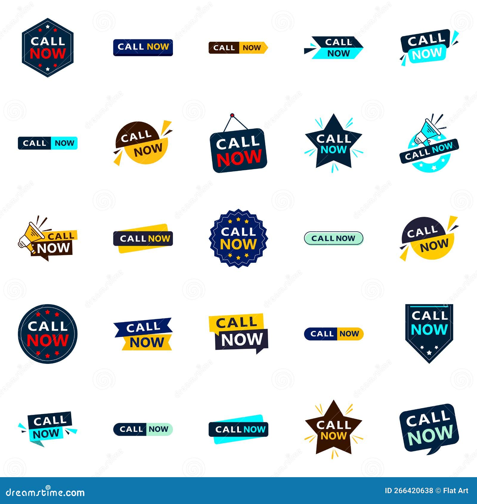Call Now 25 Modern Typographic Elements for Promoting Calling in a ...