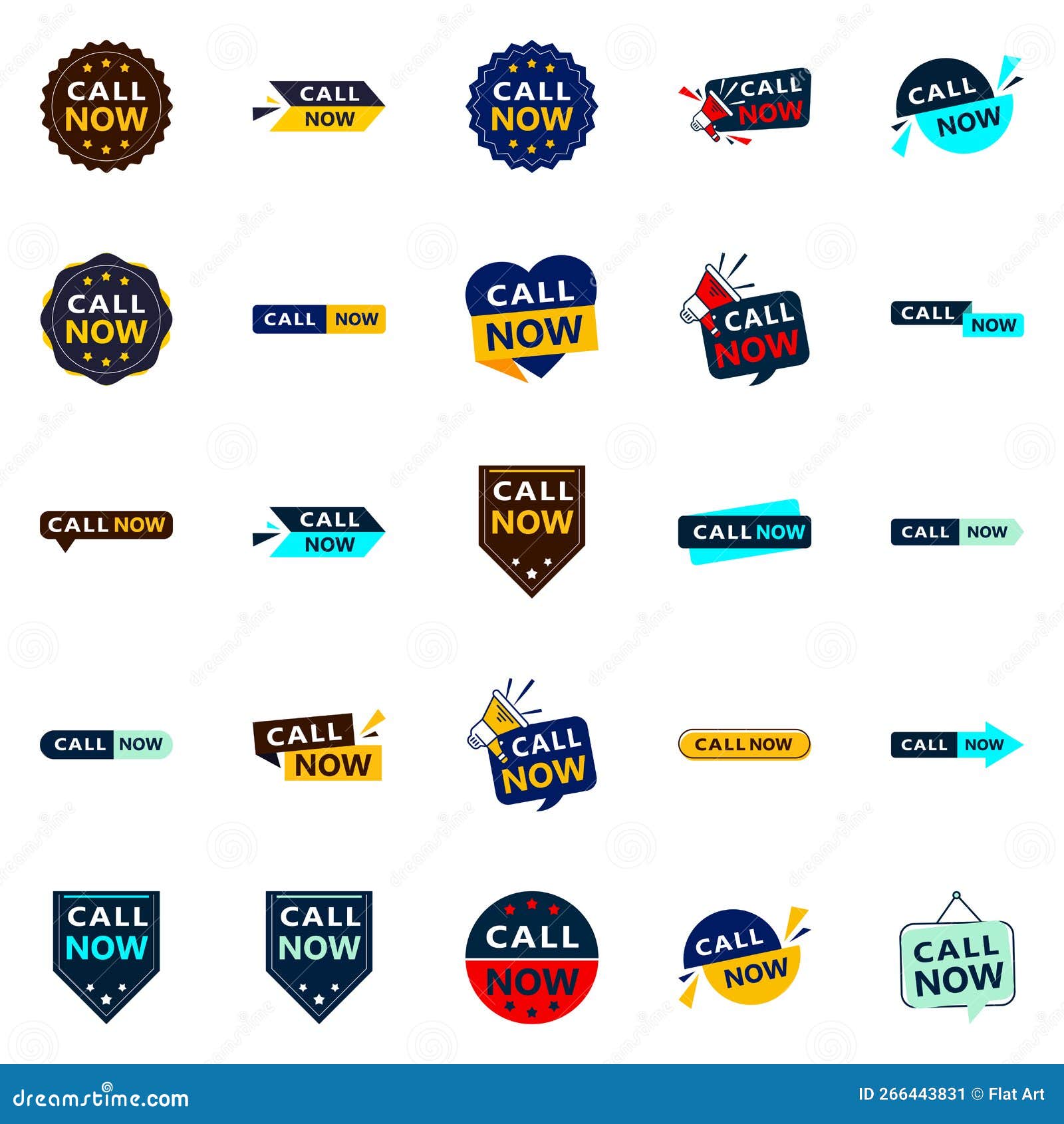 Call Now 25 Modern Typographic Elements for Promoting Calls in a ...