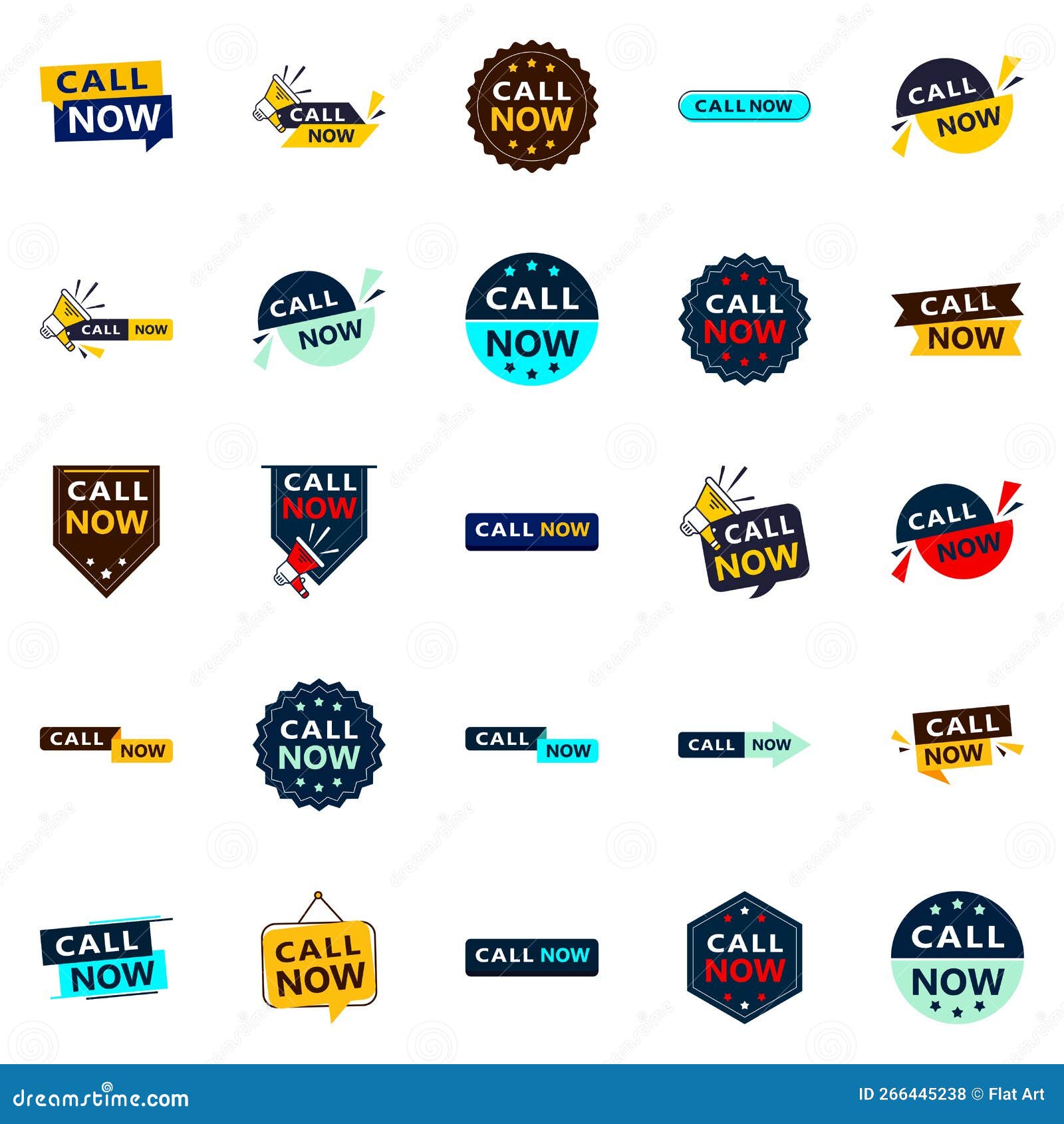 Call Now 25 Modern Typographic Elements for Promoting Calls in a ...