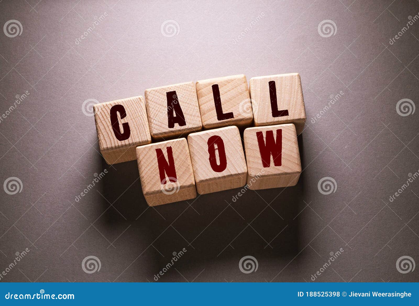Call Now Word with Wooden Cubes Stock Photo - Image of customer, help ...