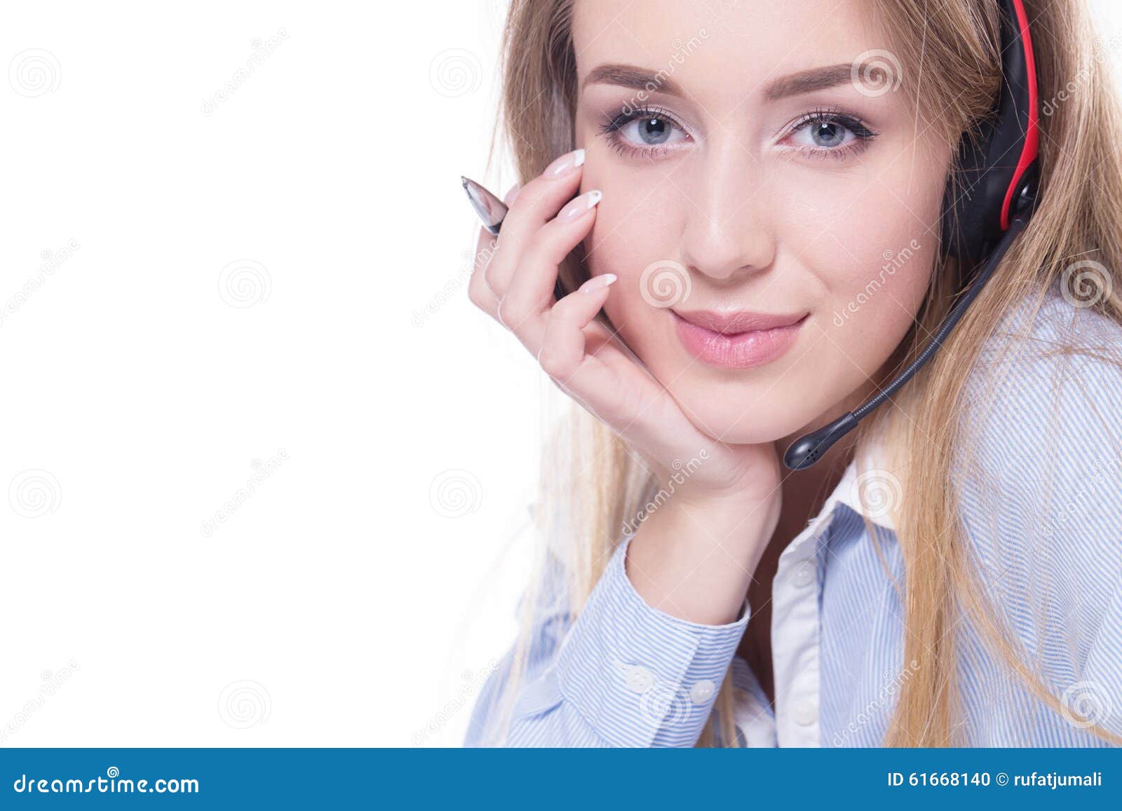 Call operator stock photo. Image of phone, customer, agent - 61668140